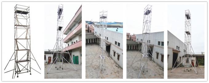 Stevig aluminium steiger toren ringlock steiger systeem voor de bouw